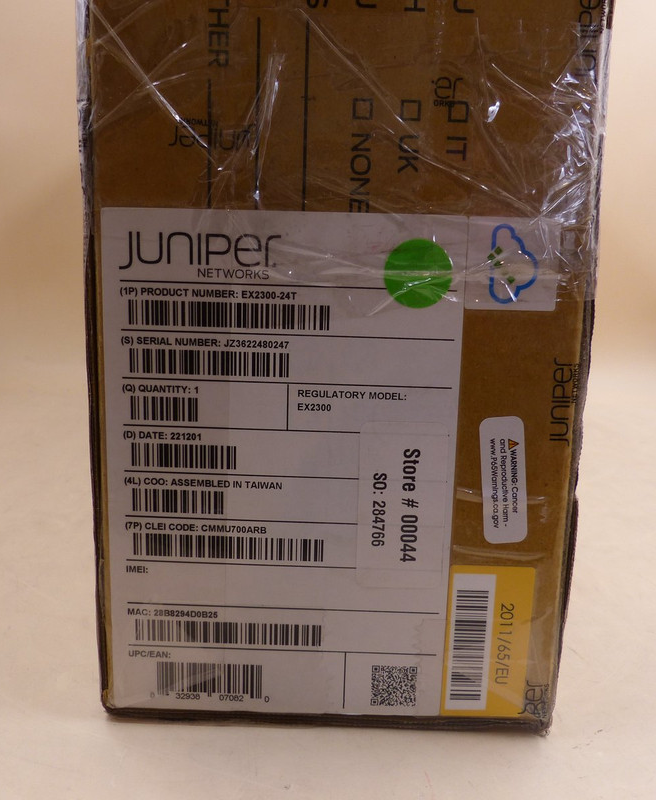 JUNIPER NETWORKS EX SERIES EX2300-24T 24 PORTS MANAGED SWITCH ...