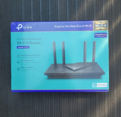TP-Link Archer AX1800 AX21 Dual Band Wi-Fi 6 Router - Brand New Sealed ...