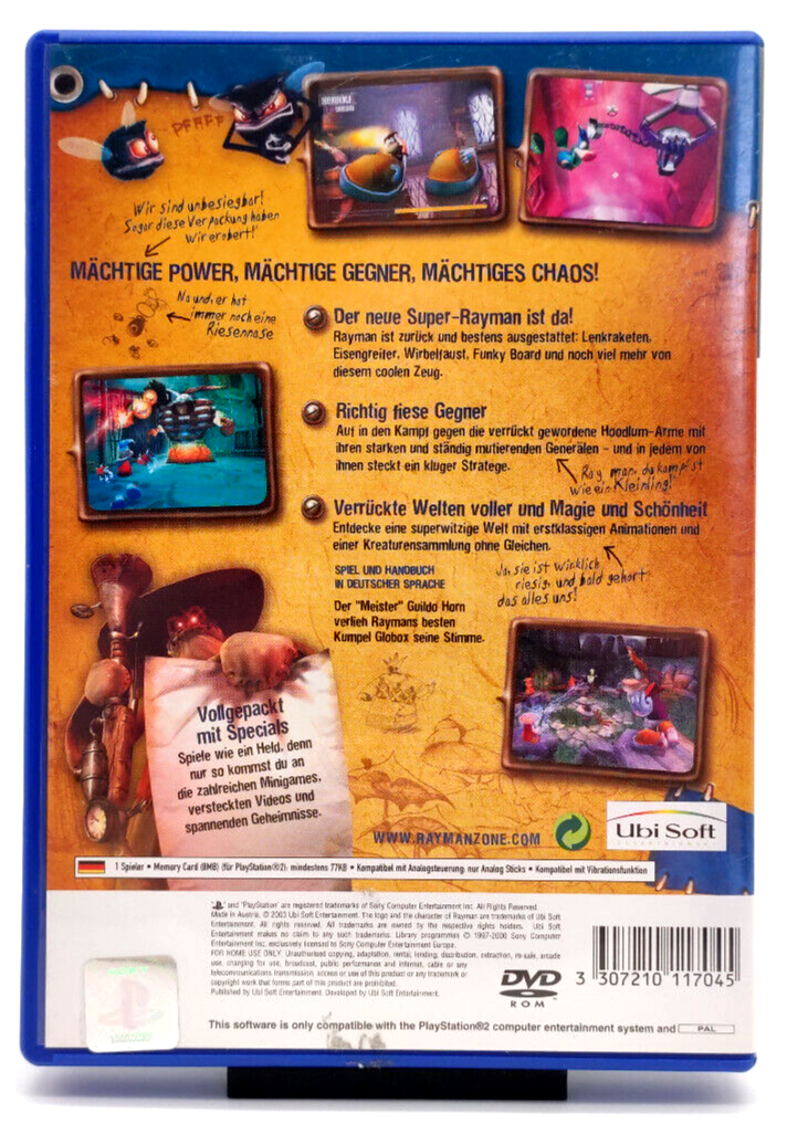Rayman 3 Hoodlum Havoc HOLO Cover Playstation PS2 - Zustand Sehr Gut ...