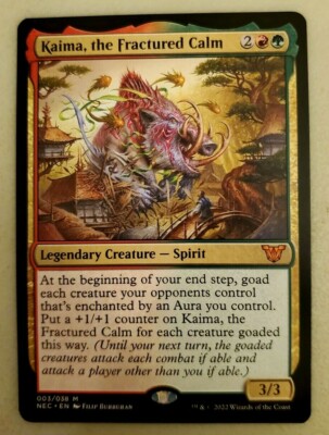 1x Kaima, the Fractured Calm Kamigawa Neon Dynasty MTG Magic the ...