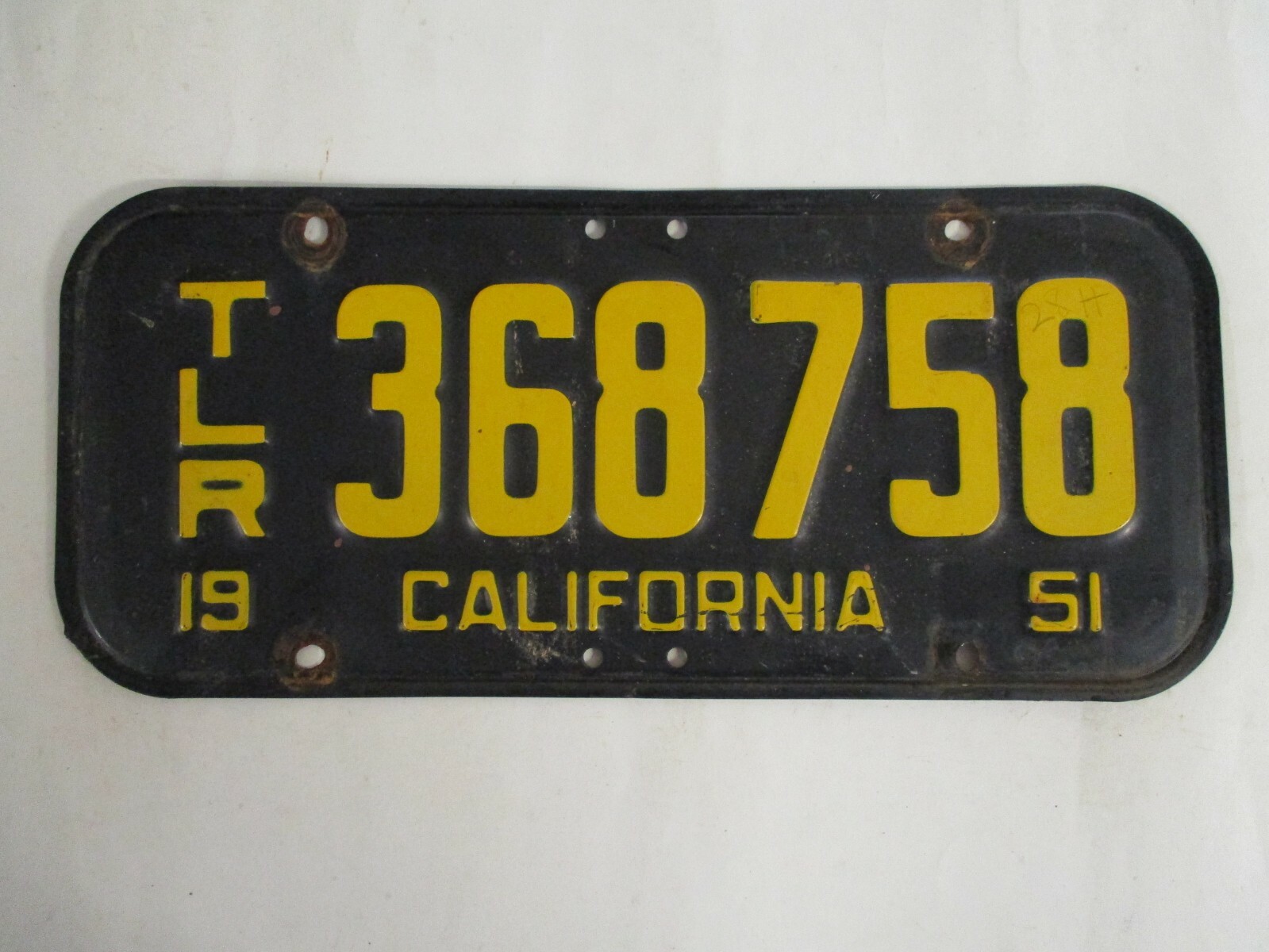 1951 California TRAILER License Plate Tag | eBay