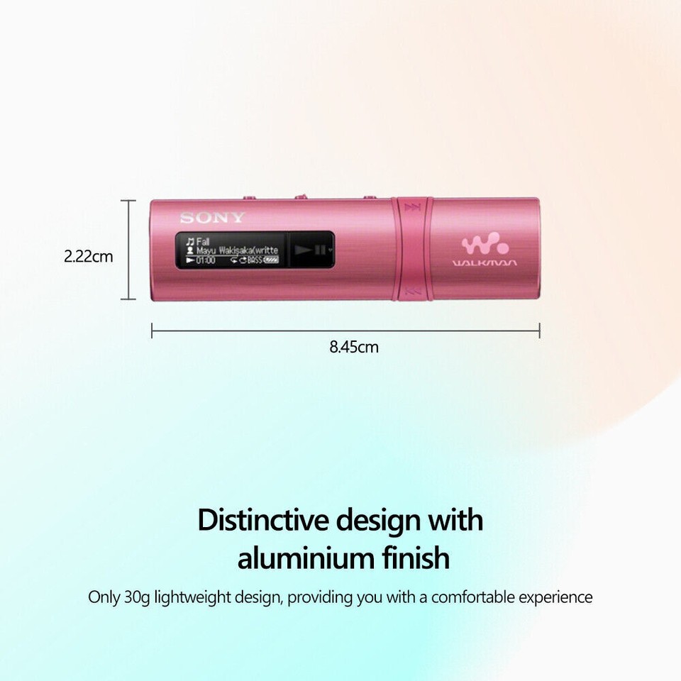 For Sony MP3 NWZ-B183F Protable Music MP3 Player 4GB Walkman USB ...