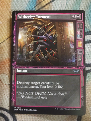 Writhing Torment SHOWCASE - Duskmorn - NM - Magic: The Gathering - MTG ...