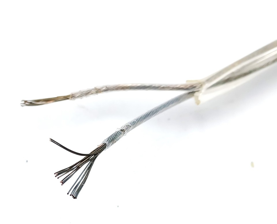 2 or 3 core PVC transparent clear electrical cable flex wire 0.50mm to ...