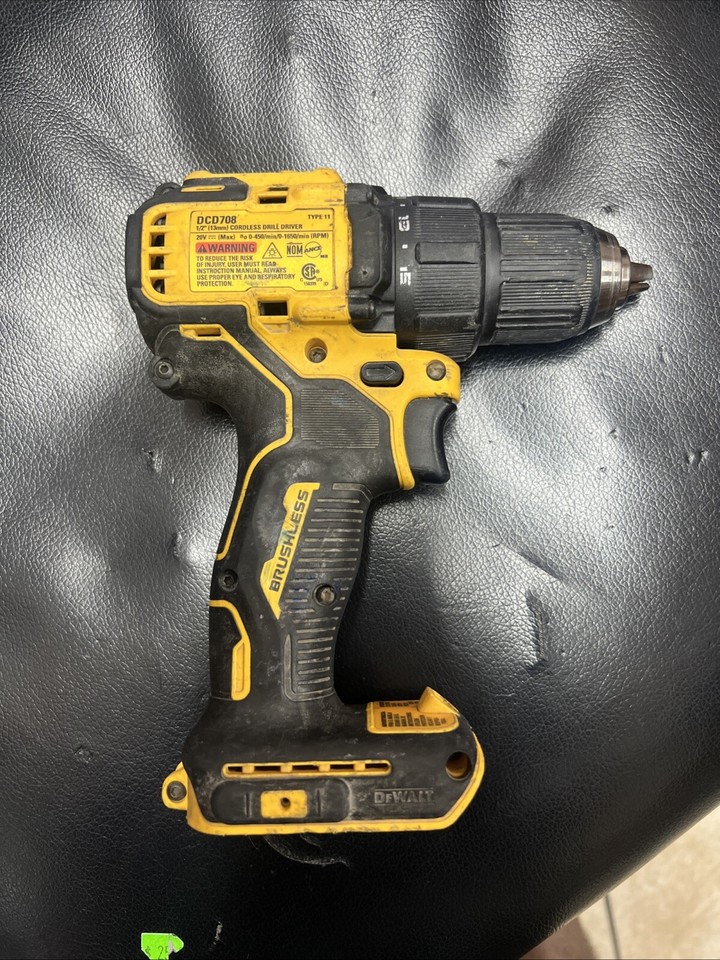 DEWALT DCD708 ATOMIC 20V MAX Brushless Cordless 1/2" Drill/Driver ...