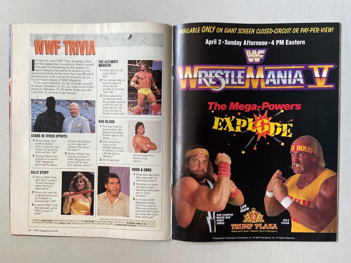 Chailleann Elizabeth Wwf Flashback Friday: WWF Magazine, April 1989