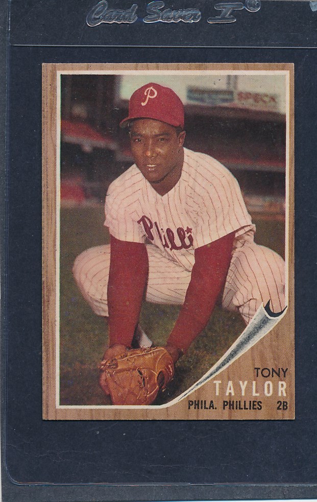 1962 Topps #077 Tony Taylor Phillies EX 62T77-51016-2 | eBay