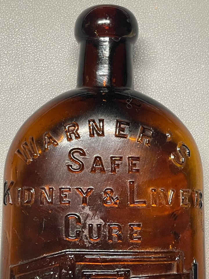 Warner's Safe Kidney & LIver Cure Rochester Blob, Original Label & Cork ...
