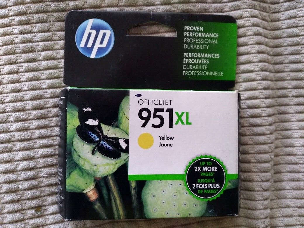 HP 951xl yellow Ink Cartridge OEM FAST SHIP! 2018 8600 only read | eBay