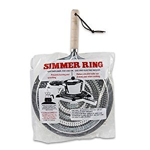 Simmer Ring Burner Heat Diffuser for Gas or Electric Stove, 8.25 Inches ...