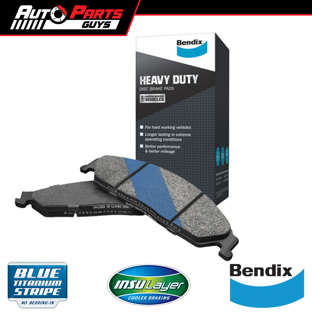 Bendix Heavy Duty Brake Pad Set DB1962HD | eBay Australia
