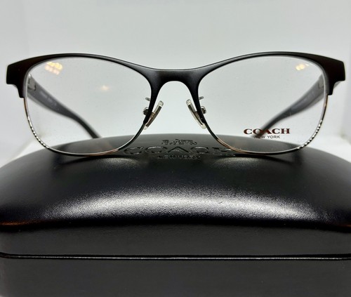 COACH Eyeglasses Frames & Case NEW Model HC 5074 9239 Color Satin Black ...