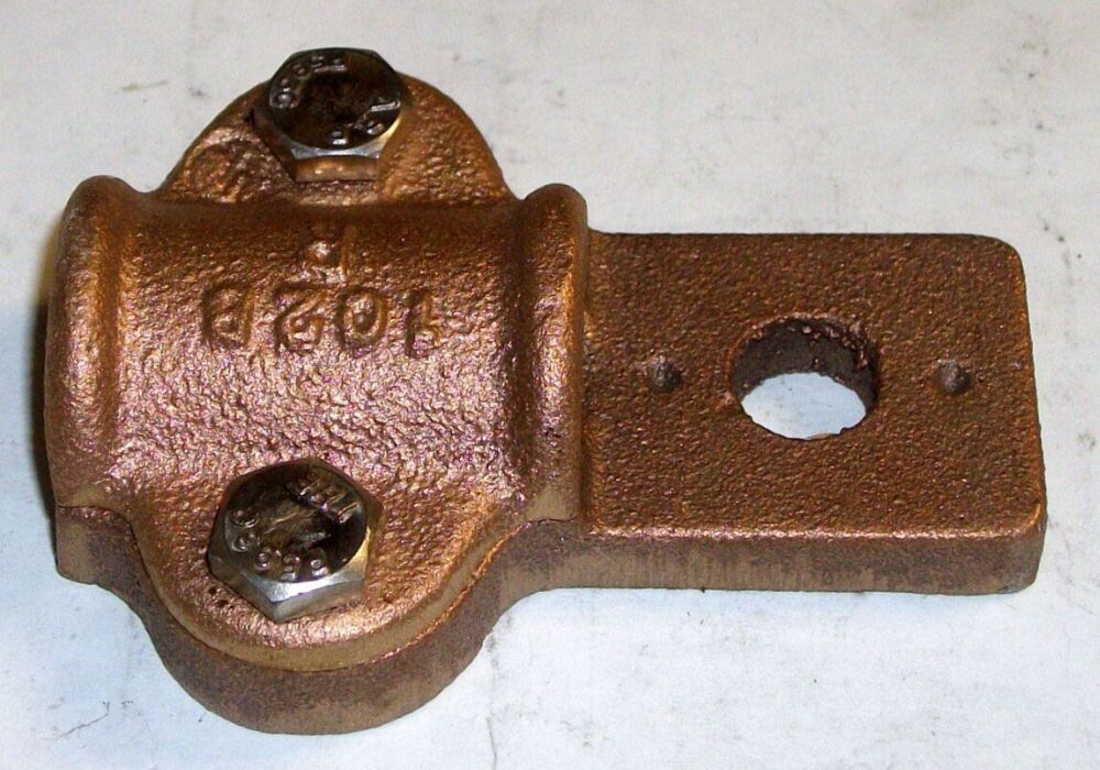 Robbins Lightning 55B, 1-1/2" Cable Contact, 3/8" Hole, Copper Bonding ...