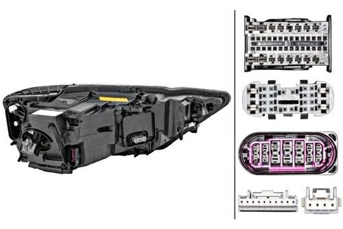 HELLA Headlight Left For AUDI A8 4N2 4N8 17- 4N0941113 | eBay