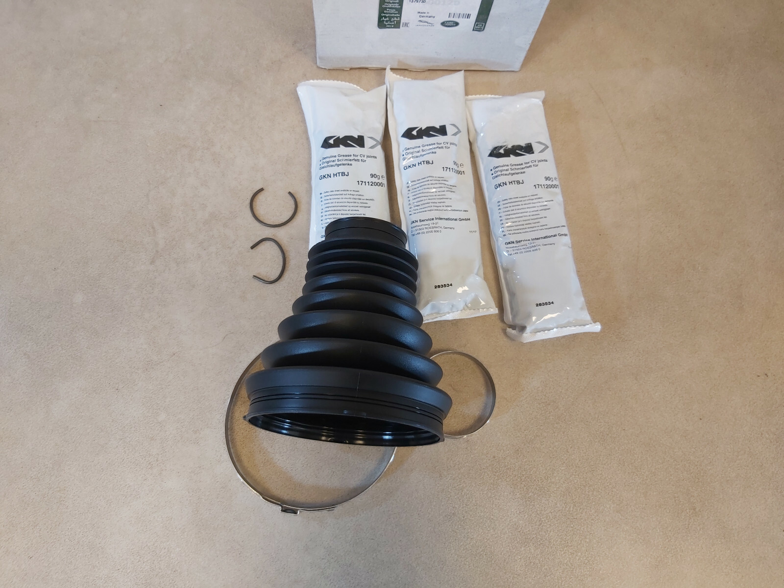 GENUINE RANGE ROVER L322 FRONT DRIVE SHAFT INNER CV JOINT BOOT ...