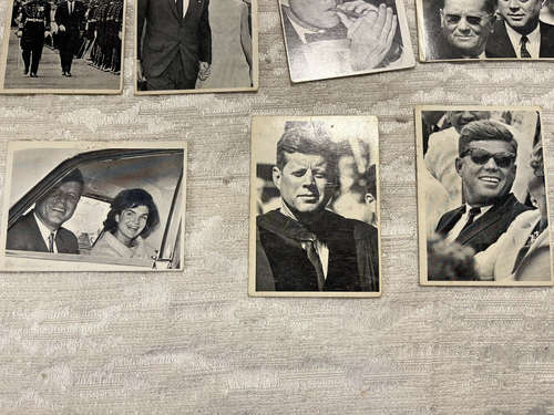 Vintage 1964 Topps John F. Kennedy Trading Cards Lot of 17 Various ...