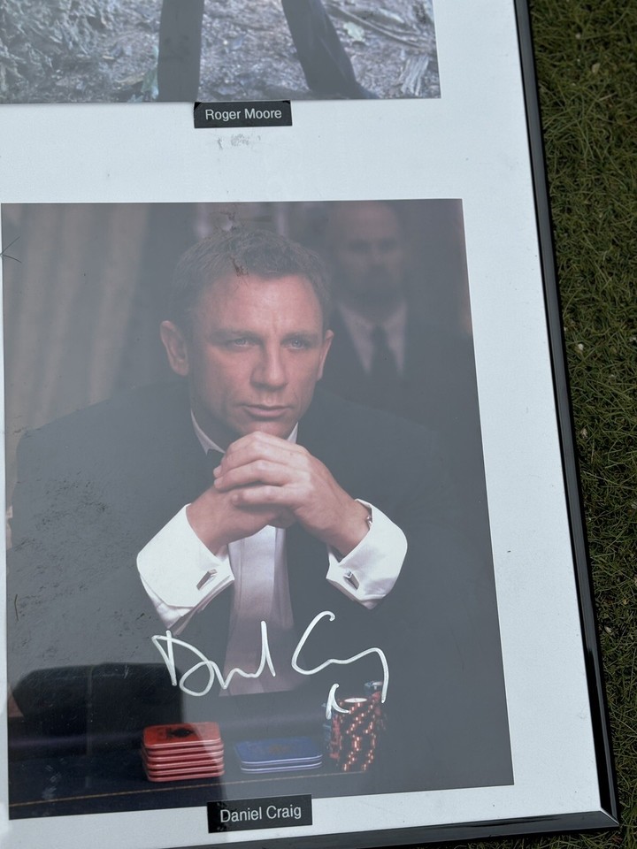 James Bond 007 Signed Photos, Sean Connery, Roger Moore, Craig, All 6 ...