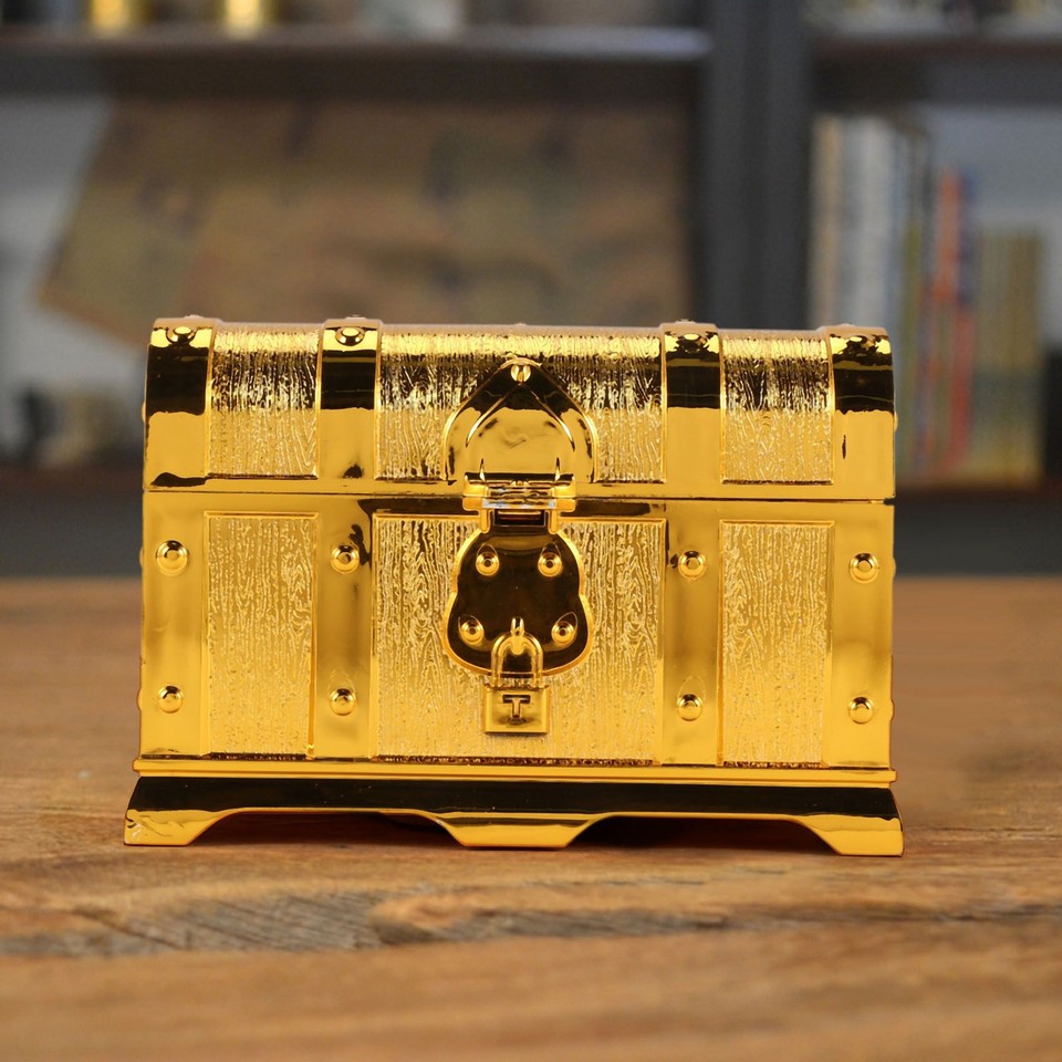 Pirate Treasure Chest Decorative Treasure Chest Keepsake Plastic ...