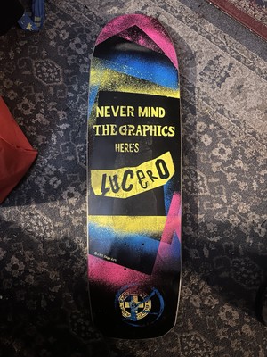 John Lucero Black Label “never mind the graphic” Deck 9.25 | eBay