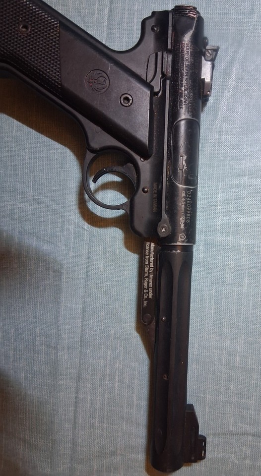 Umarex Rugar Mark 4 Break Barrel Single Shot Spring .177 Pellet Gun ...