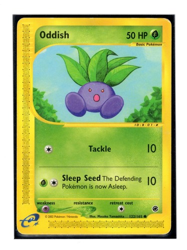 Oddish 122/165 Common MP Pokemon Card Expedition Base Set 2002 IB7 | eBay