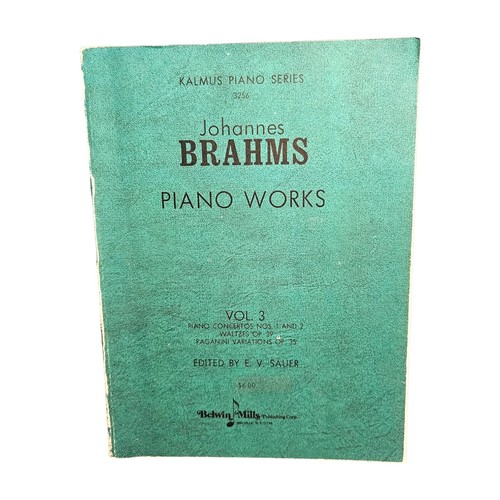 Brahms Piano Works - Volume 3 - Sweet Flag Piano Series 3256 - Edited By Sauer | eBay Australia