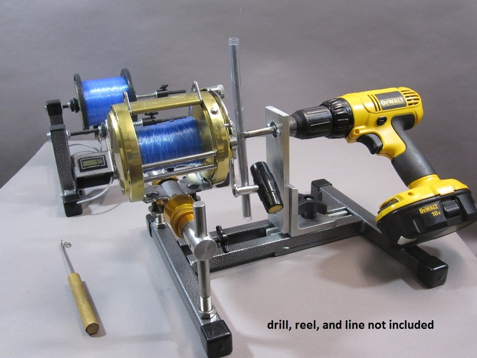 Reel Winder III + Super Spooler + Digital Counter for holding line ...