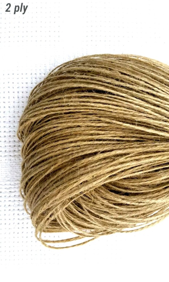 1m-1000m 1/2/3 ply Natural Brown Soft Jute Twine Sisal String Rustic ...