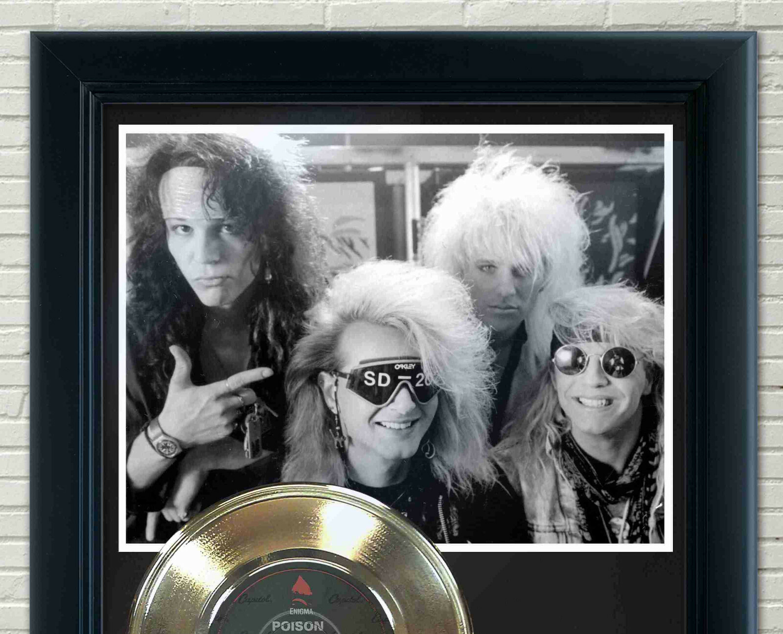 Poison "Something To Believe In" Framed Record Display | eBay