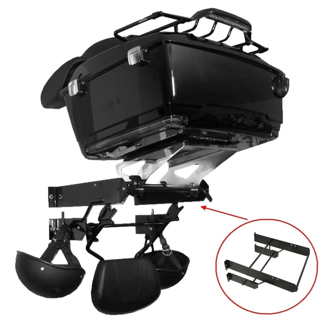 Rear Trunk Wall Mount Luggage Storage Rack Fit For Harley Touring Tour ...
