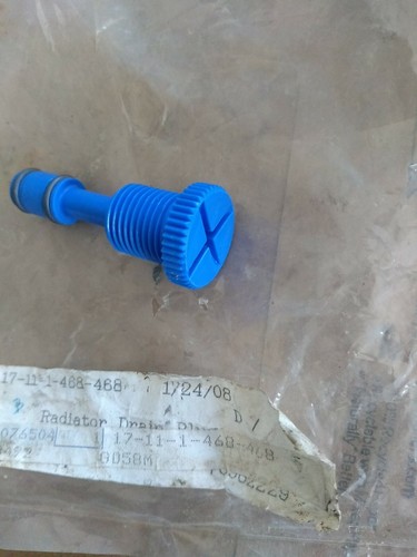 BMW Radiator coolant Drain Plug OEM BRAND NEW. 17 11 1 468 468 | eBay