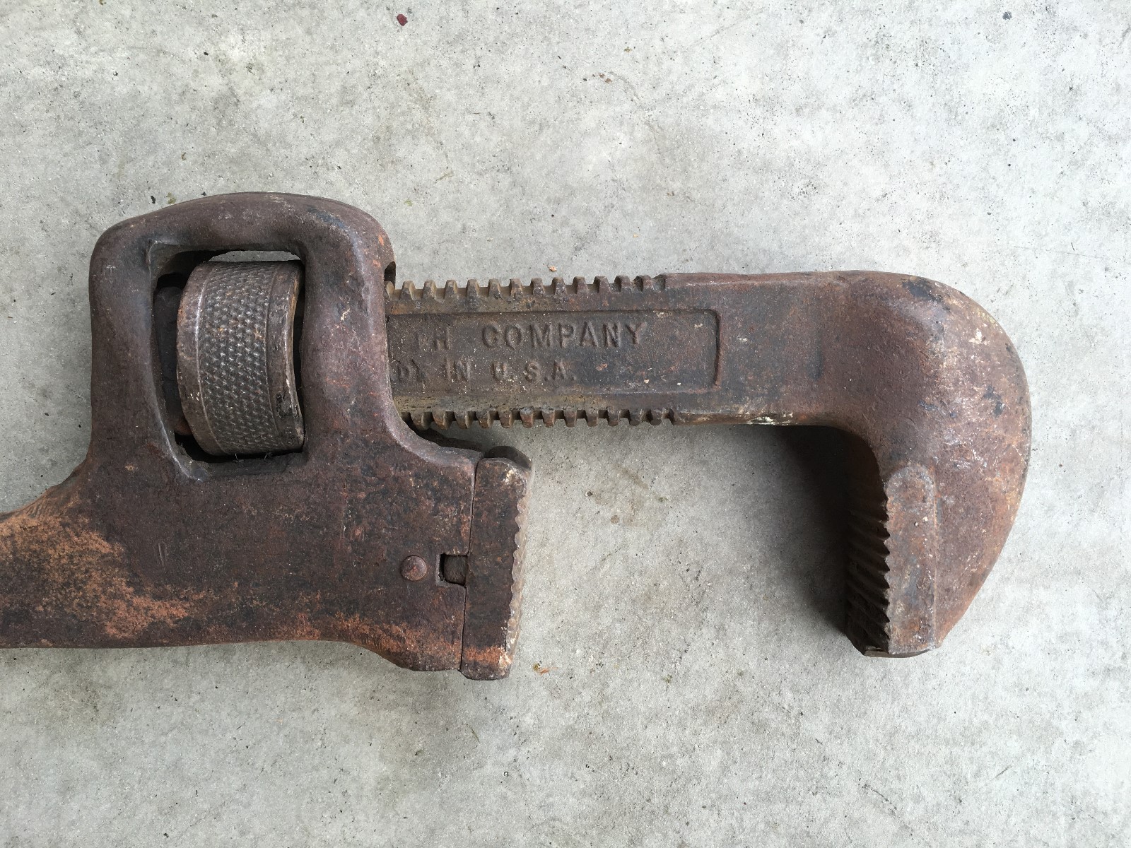 Vintage 24" WALCO PIPE WRENCH Walworth Tool Company Steel Made in USA ...