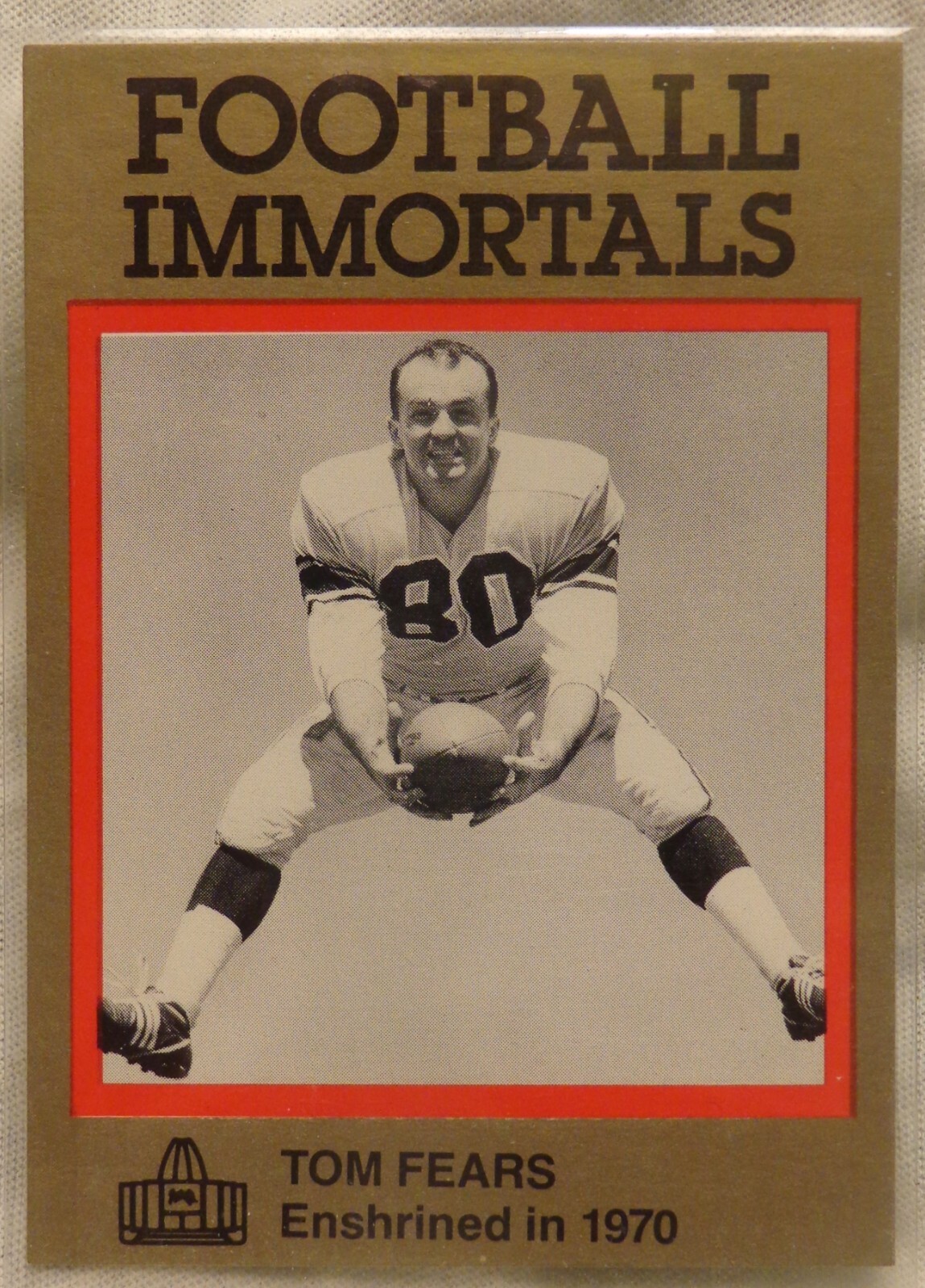1985-87 Football Immortal Card - Tom Fears - Rams - UCLA alumni - NM | eBay