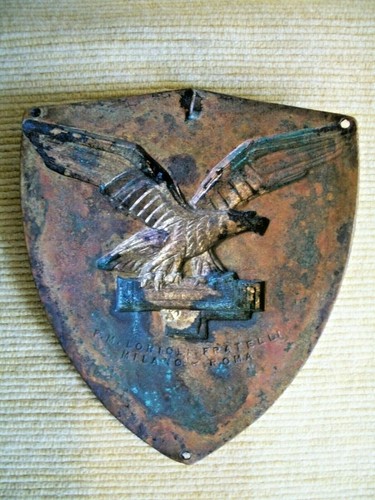 WWII FASCIST ITALY FORESTRY MILITIA SHIELD,SCUDETTO X BRACCIO MILIZIA ...