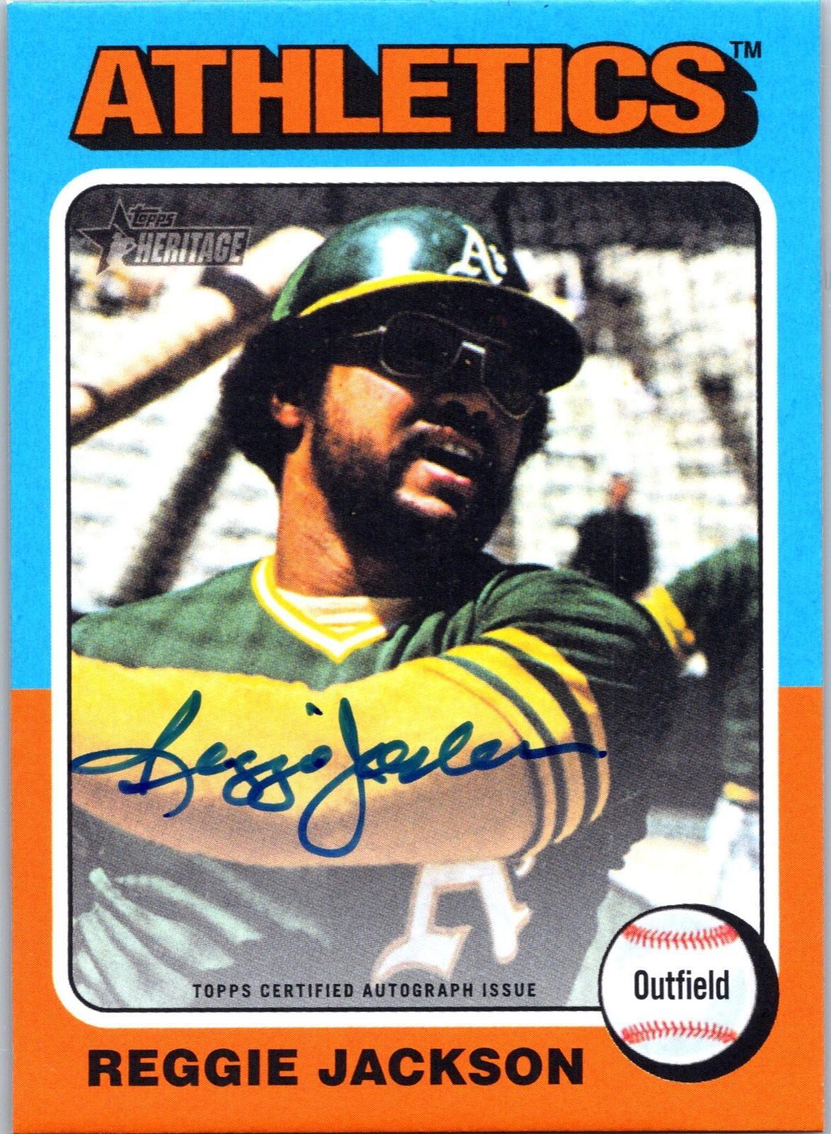 2024 Topps Heritage High Number - Real One Autographs Reggie Jackson # ...