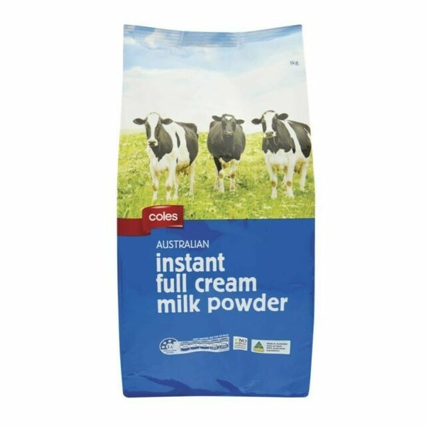 Coles 1kg Instant Full Cream Milk Powder for sale online | eBay