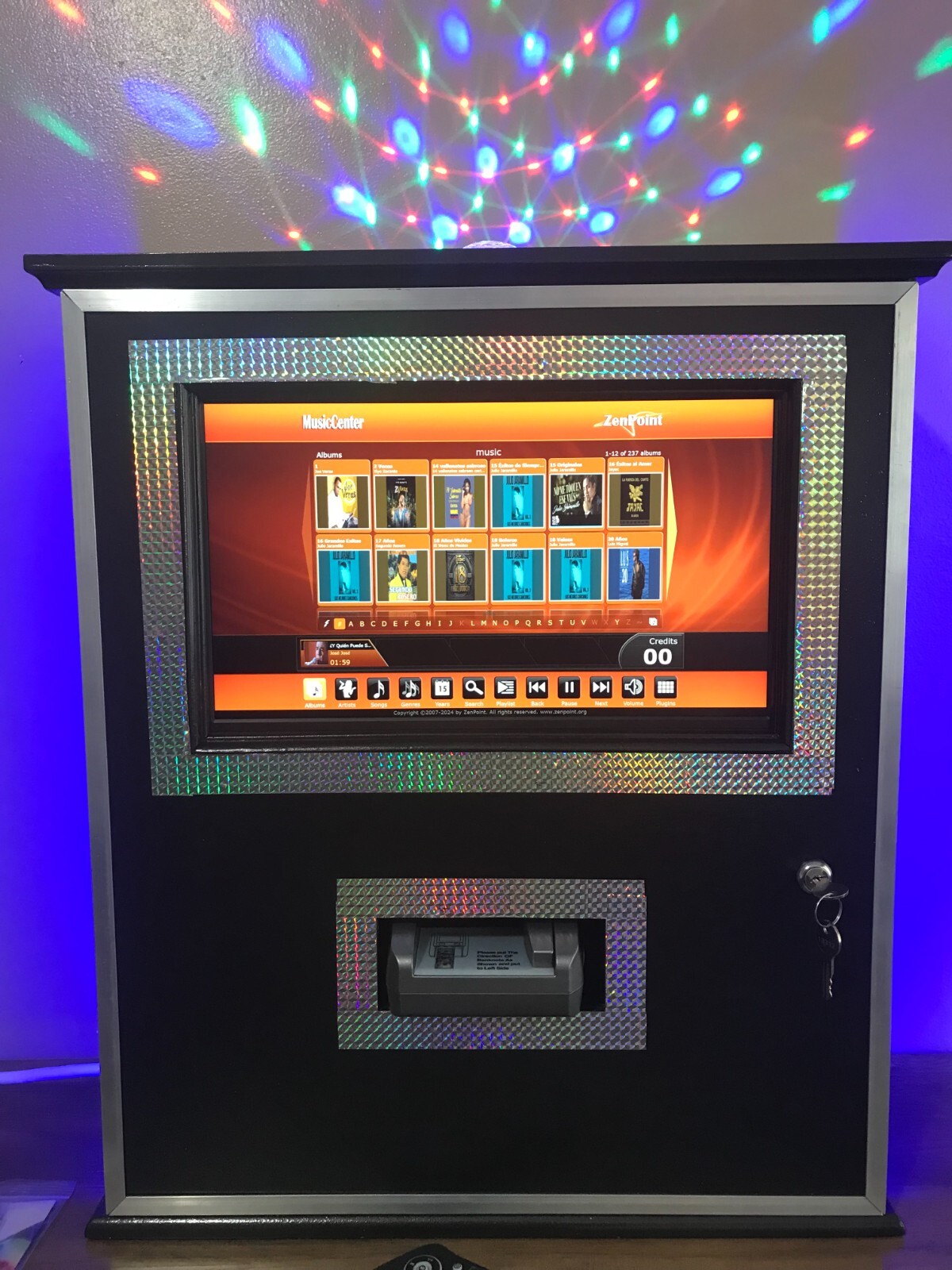 Jukebox music machine Rockola Stand Alone Touch Screen, bar/restaurant ...