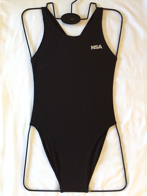 SALE Girls womens NSA Training Swimming Costume Swimsuit 208black S MED ...