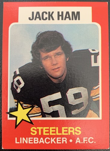 1975 Topps Wonder Bread All-Star Jack Ham #5 HOF - CREASE - Pittsburg ...