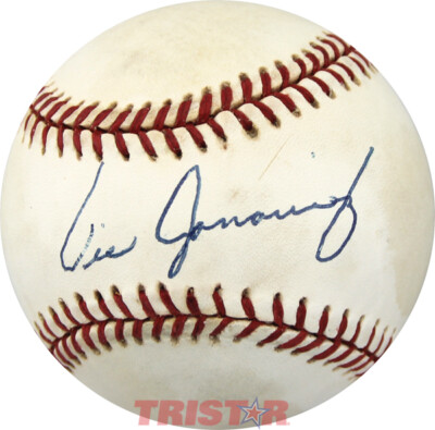 Vic Janowicz Autographed AL Baseball PSA - Heisman Trophy, Ohio State ...