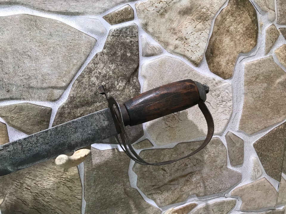 Antique Civil War Cavalry Sword Wooden Handle Saber Sword EB479 | eBay