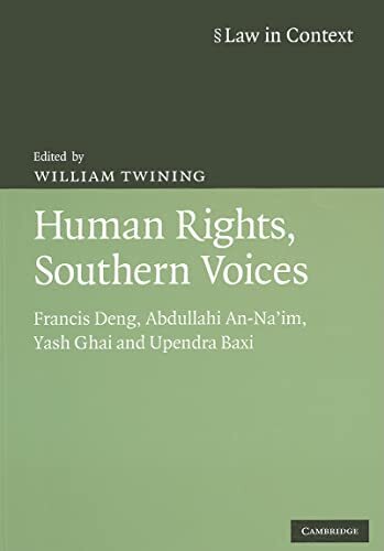 Human Rights, Southern Voices: Francis Deng, Abdullahi An-Na'im ...