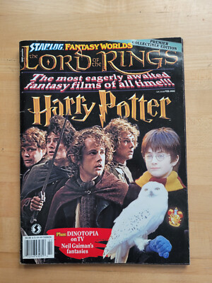 Starlog Fantasy Worlds Magazine #1 2002 "Lord Of The Rings"/"Harry ...