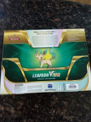 Pokemon TCG Leafeon V Star Special Collection Sword & Shield (Factory ...