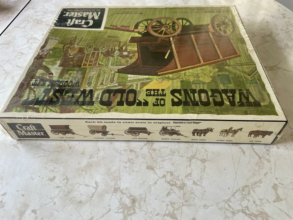 Vintage Craft Master Wagons of the Old West Delivery Wagon Wood Model ...