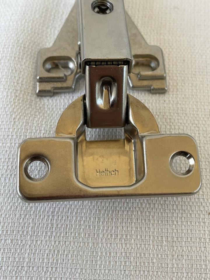 2~HETTICH Full Overlay Cabinet Hinge #2836, 5.5 w/ Mounting Plate ...