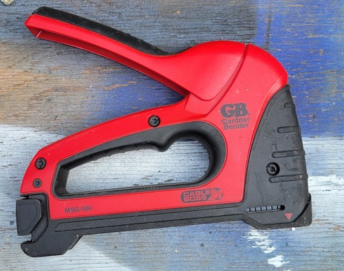 Used GB Cable Boss Staple Gun Heavy Duty for NM, Coax, VDV & Low-Volt ...