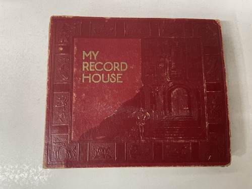 Vintage 1950's My Record House 7" Album Storage Book with 10 Records ...