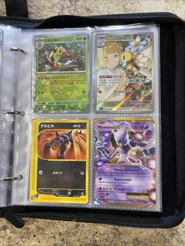 Pokémon TCG Trading Cards 256 Binder Collection W/ Vintage/ Rare/ Fulls ...