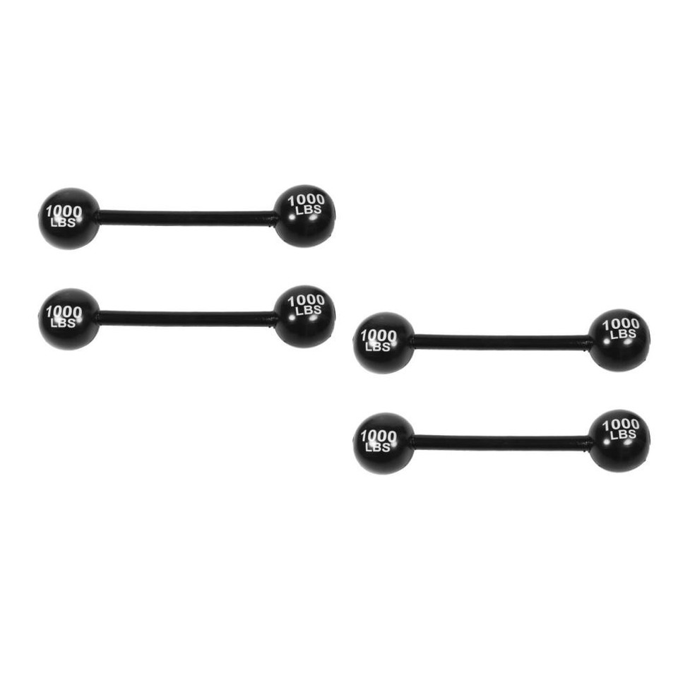 4 PCS Inflatable Barbell Toy PVC Thickening Barbell Toy Simulated ...